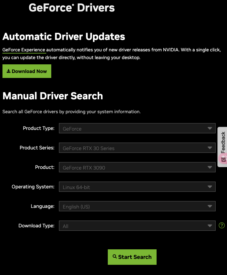 Install Nvidia Driver